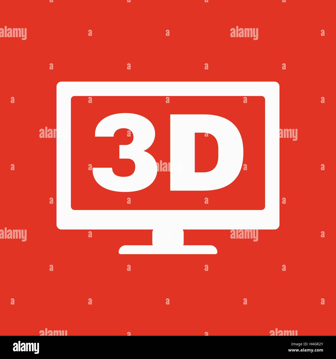 Flatscreen monitor Stock Vector Images - Alamy