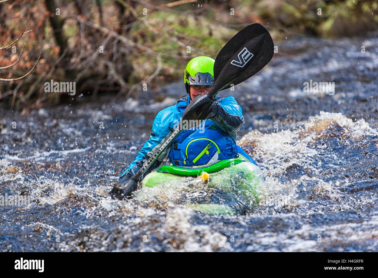 Canoe Event, River Washburn, Harrogate, North Yorkshire, England, UK ...