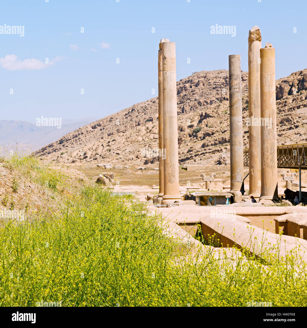 in iran persepolis the old ruins historical destination monuments and ...