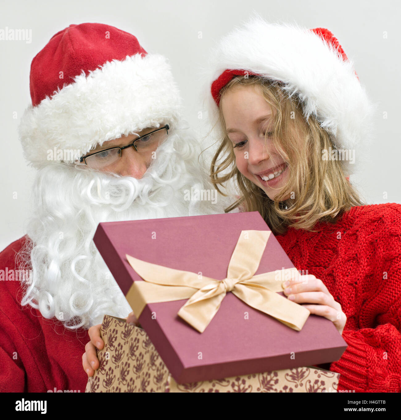 Santa Claus Giving Presents