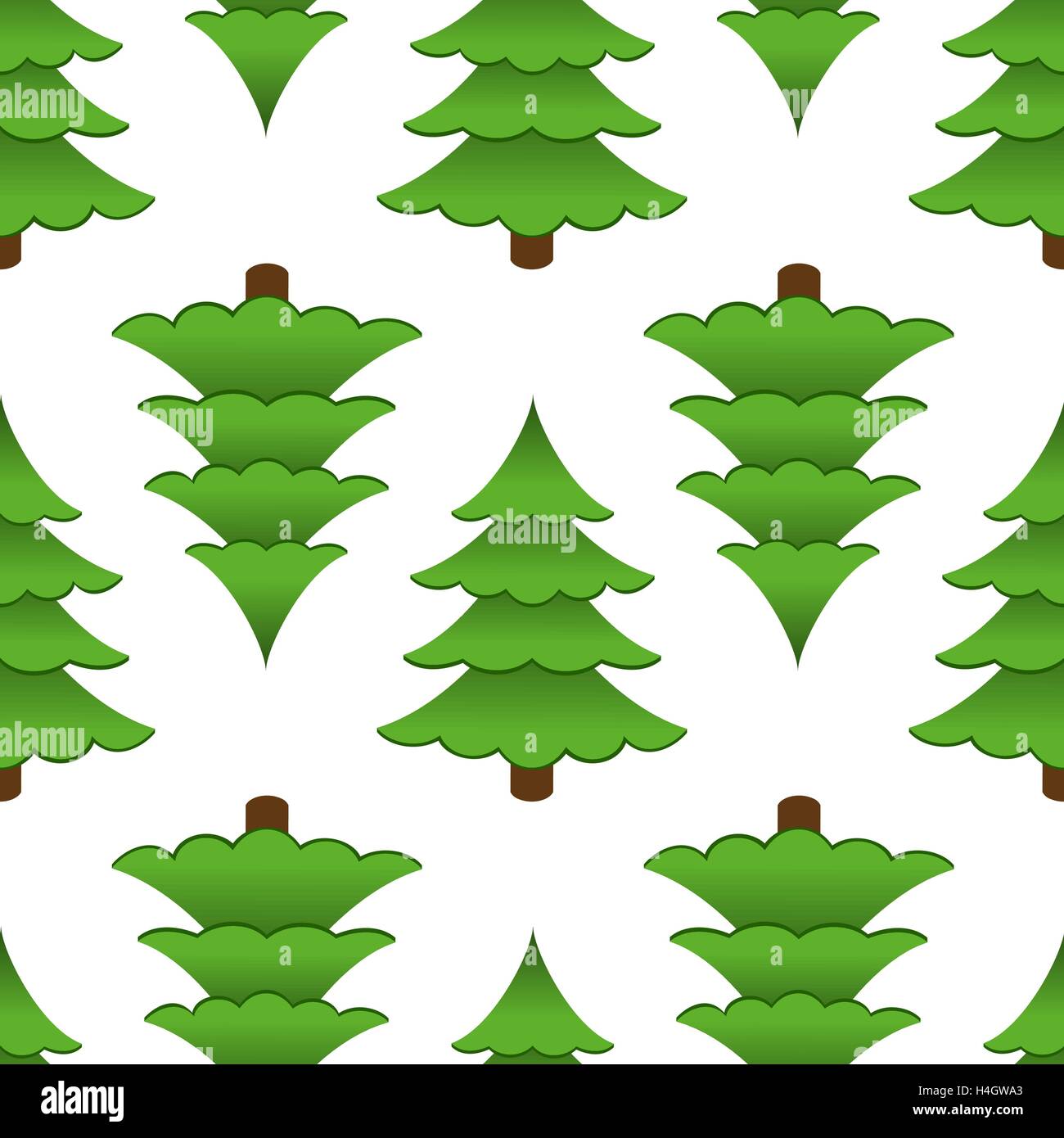 Seamless pattern simple trees Stock Vector Images - Alamy