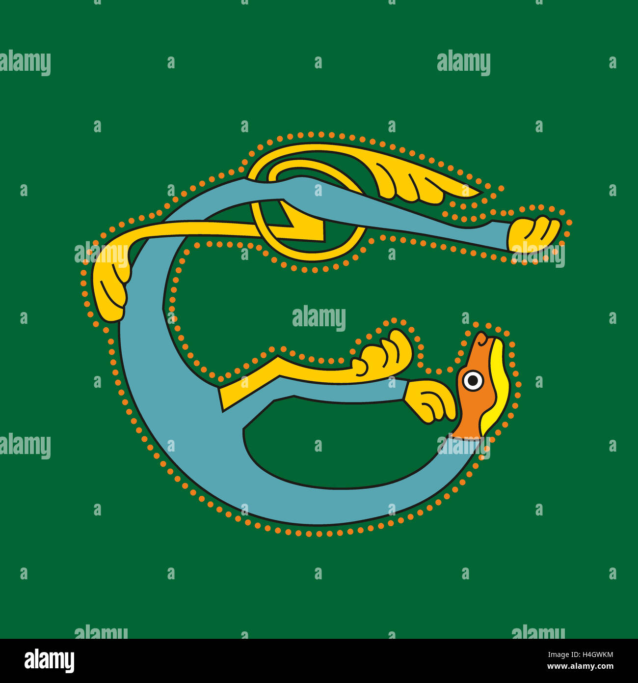 Letter Font Aztec E Clip Art