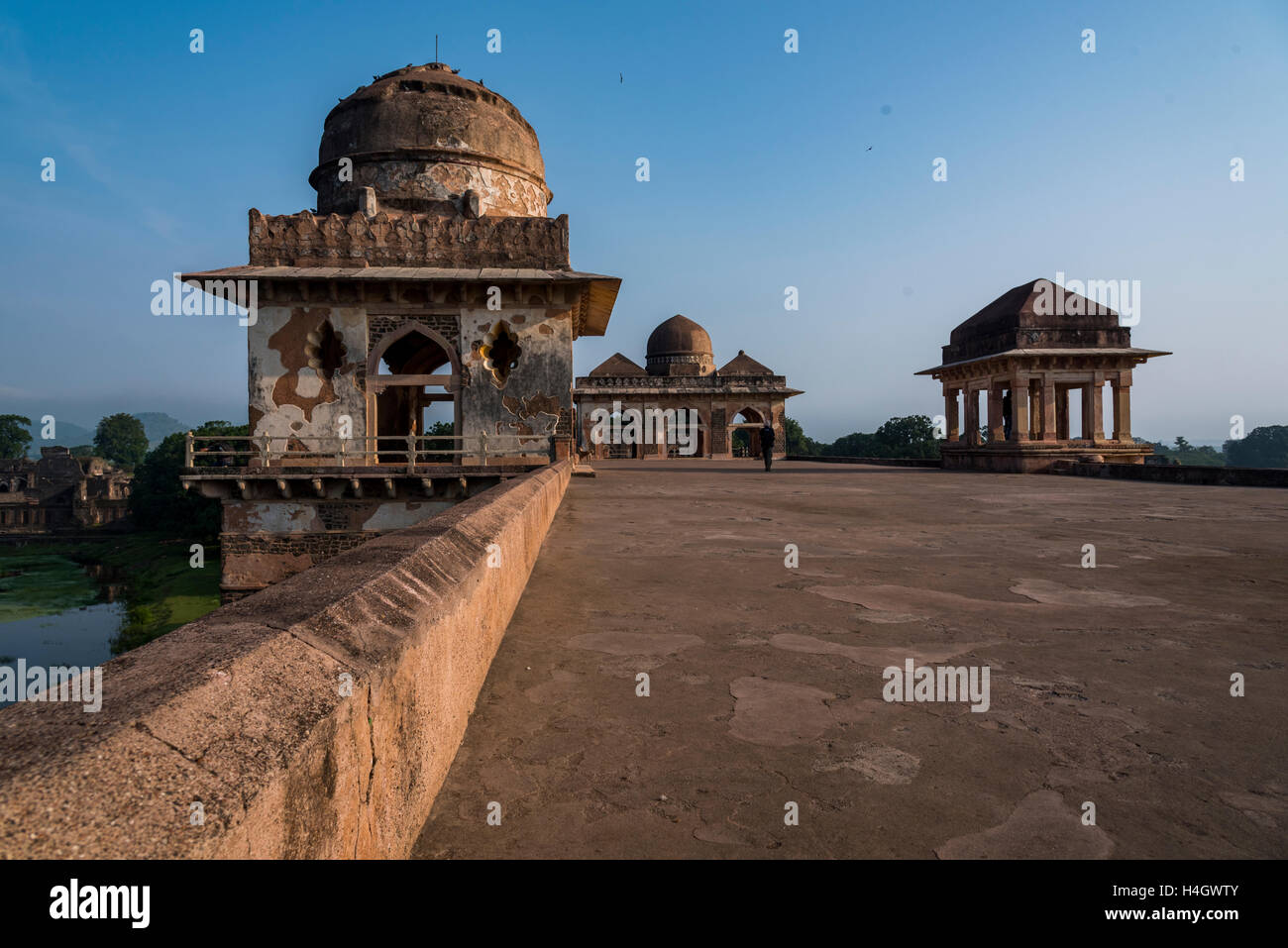 Old historic building made bu Mughal rulers in Madhya Pradesh Stock ...