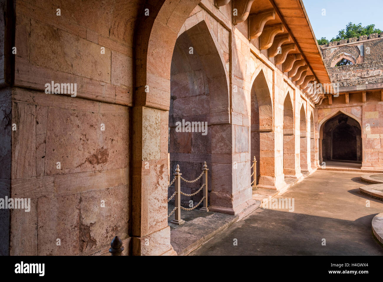 Old historic building made bu Mughal rulers in Madhya Pradesh Stock ...