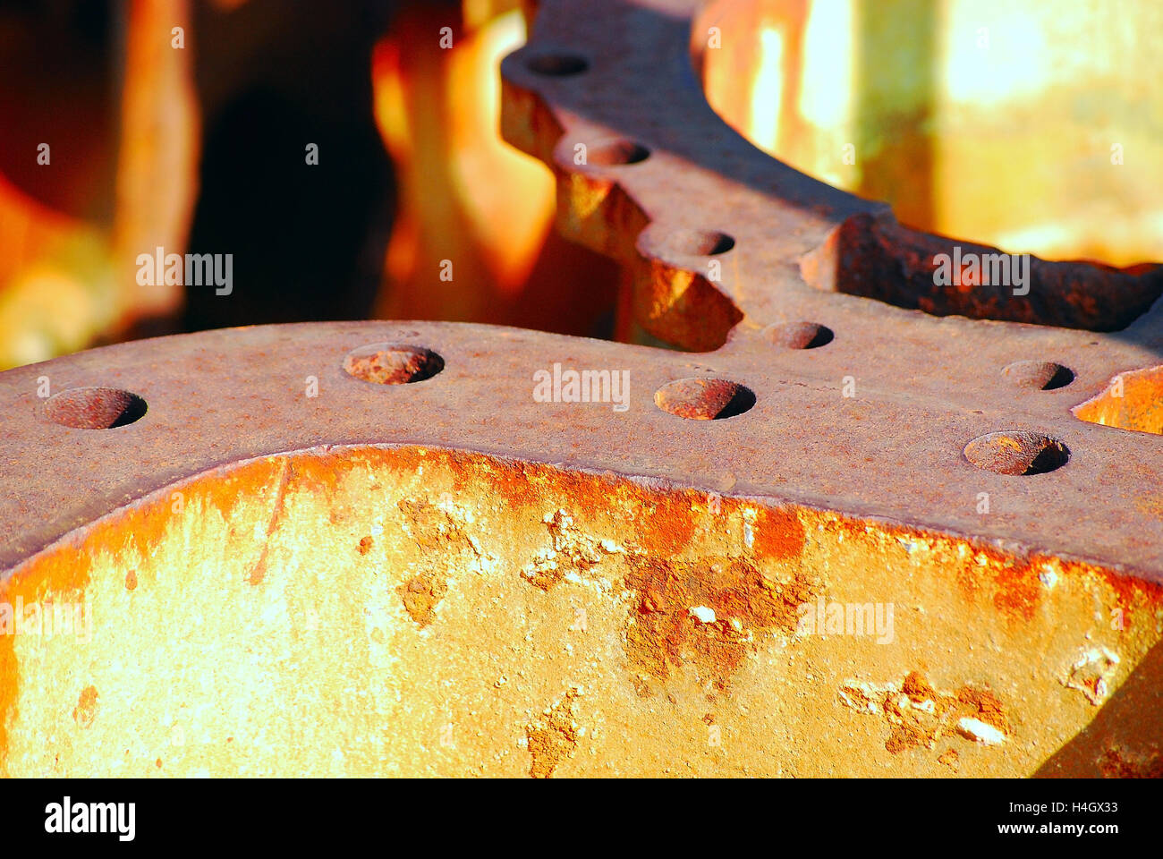 Rusty Iron Industrial Pipes Stock Photo - Alamy