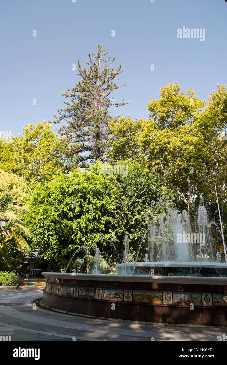 Paseo de La Alameda - The Alameda Walk. Marbella, Costa del Sol, Málaga ...