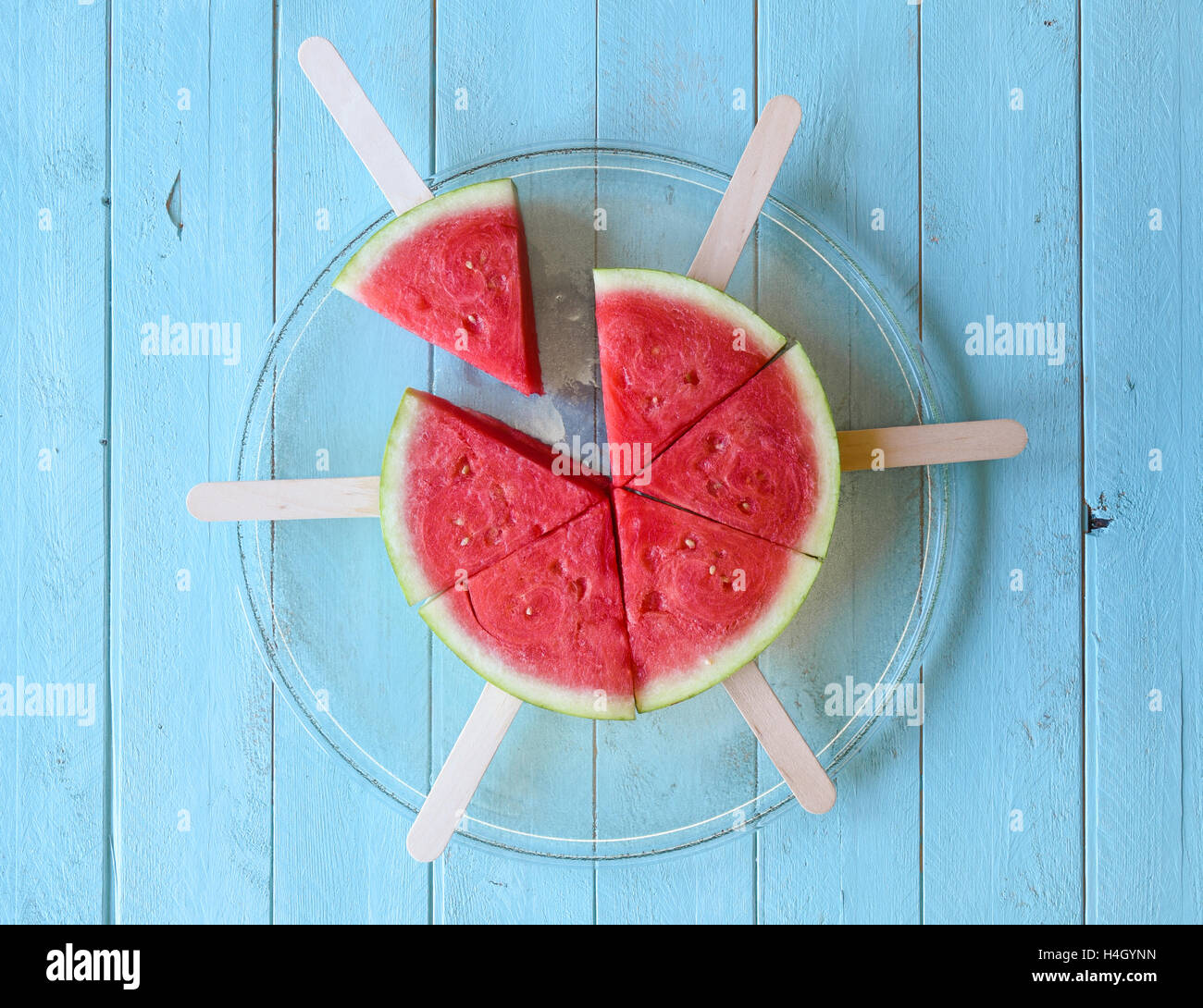 Watermelon wedges hi-res stock photography and images - Alamy