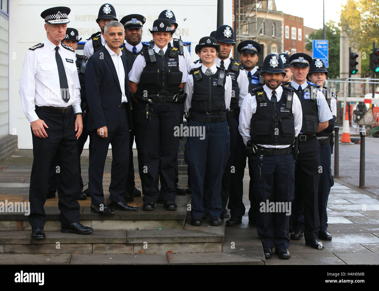 Metropolitan Police Commissioner Sir Bernard Hogan-Howe and Mayor of ...