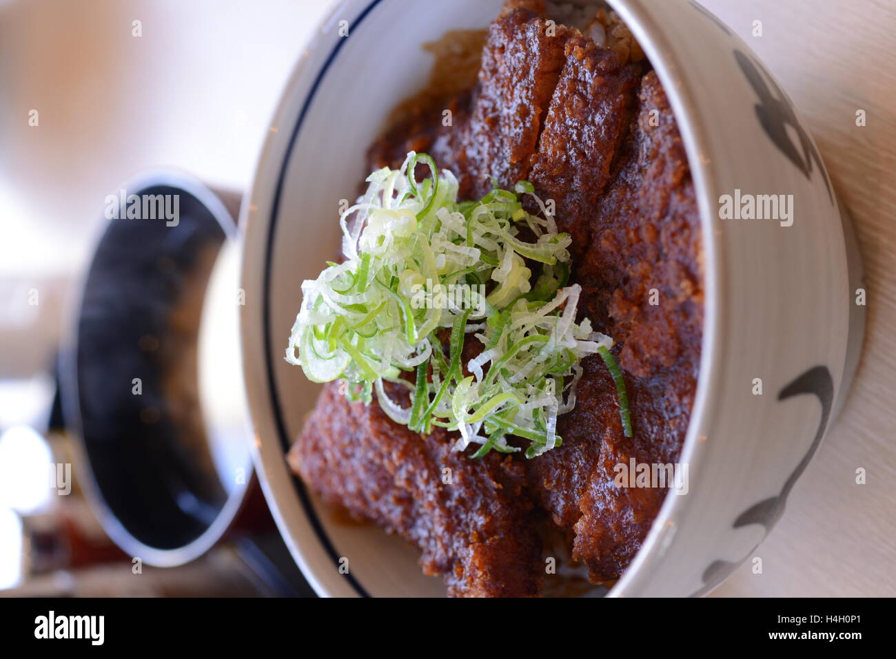 Food Ton Yaba Japan Stock Photo - Alamy