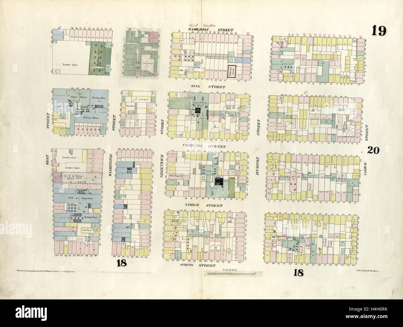 Varick street 1857 hi-res stock photography and images - Alamy