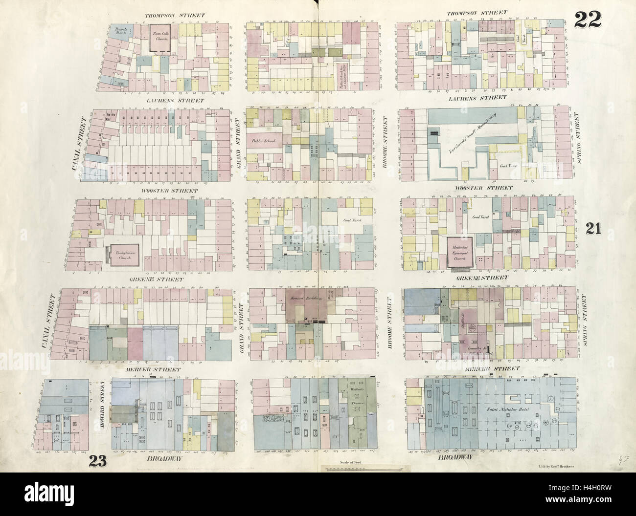 Map of thompson hi-res stock photography and images - Alamy