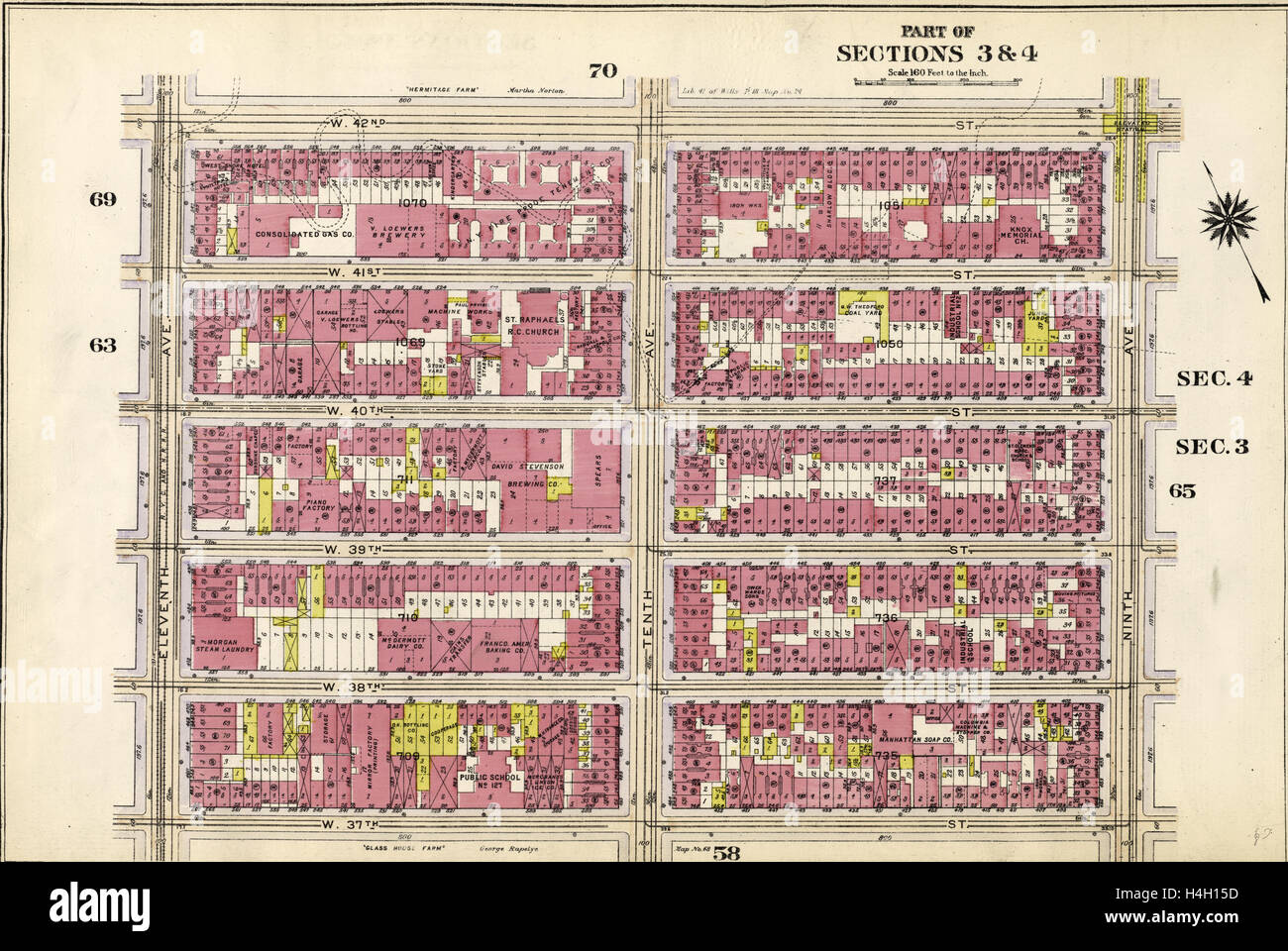 4 sections hi-res stock photography and images - Alamy