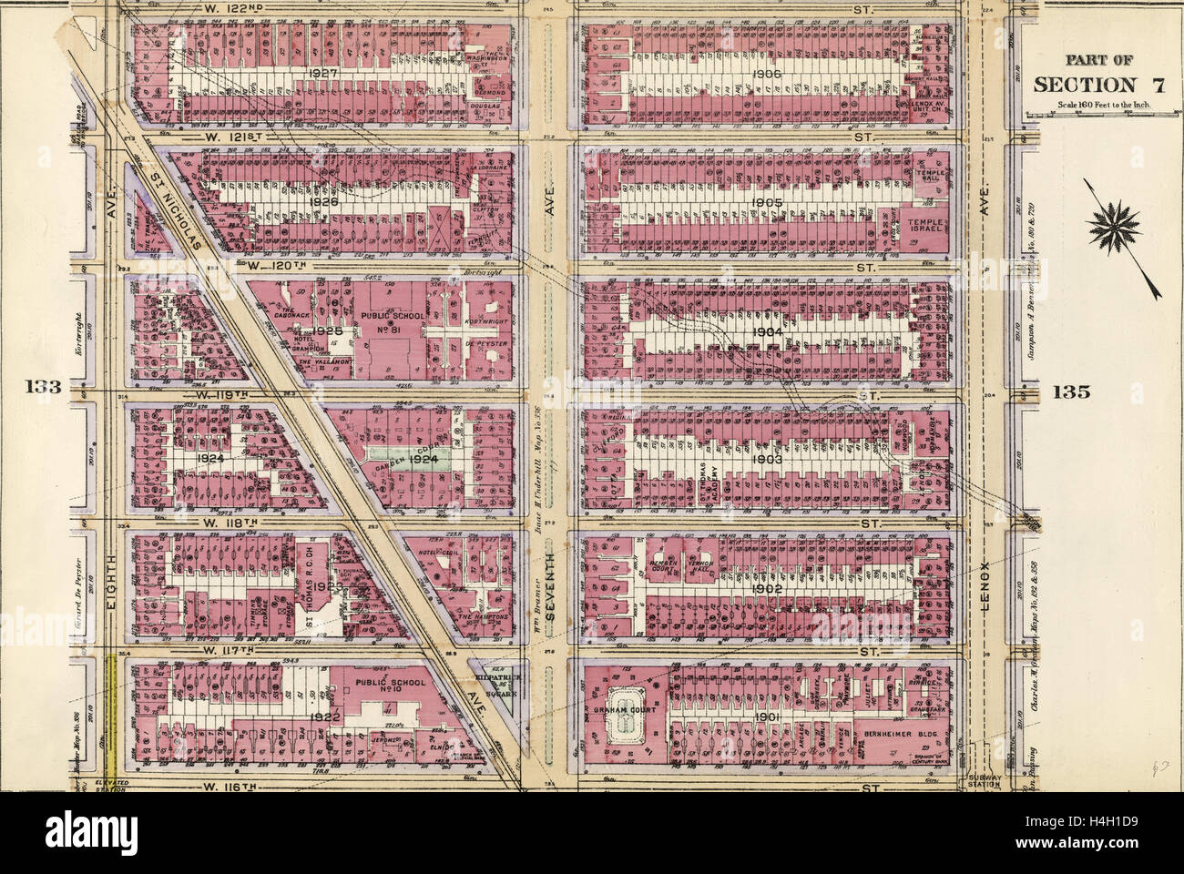 Map of new lenox hi-res stock photography and images - Alamy