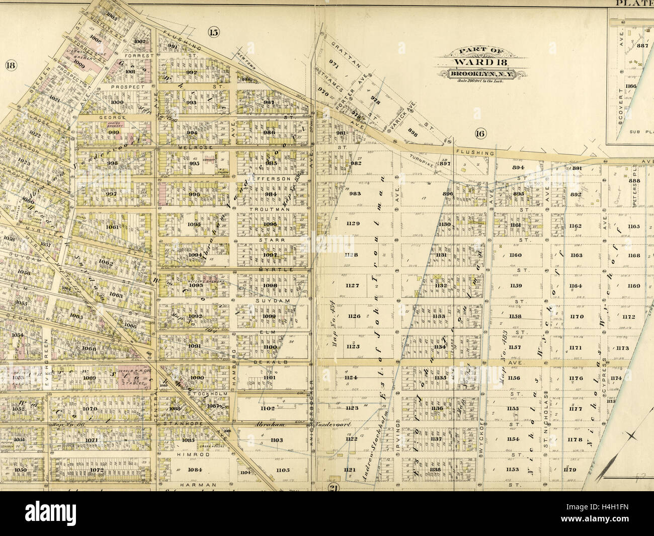 Flushing avenue hi-res stock photography and images - Alamy