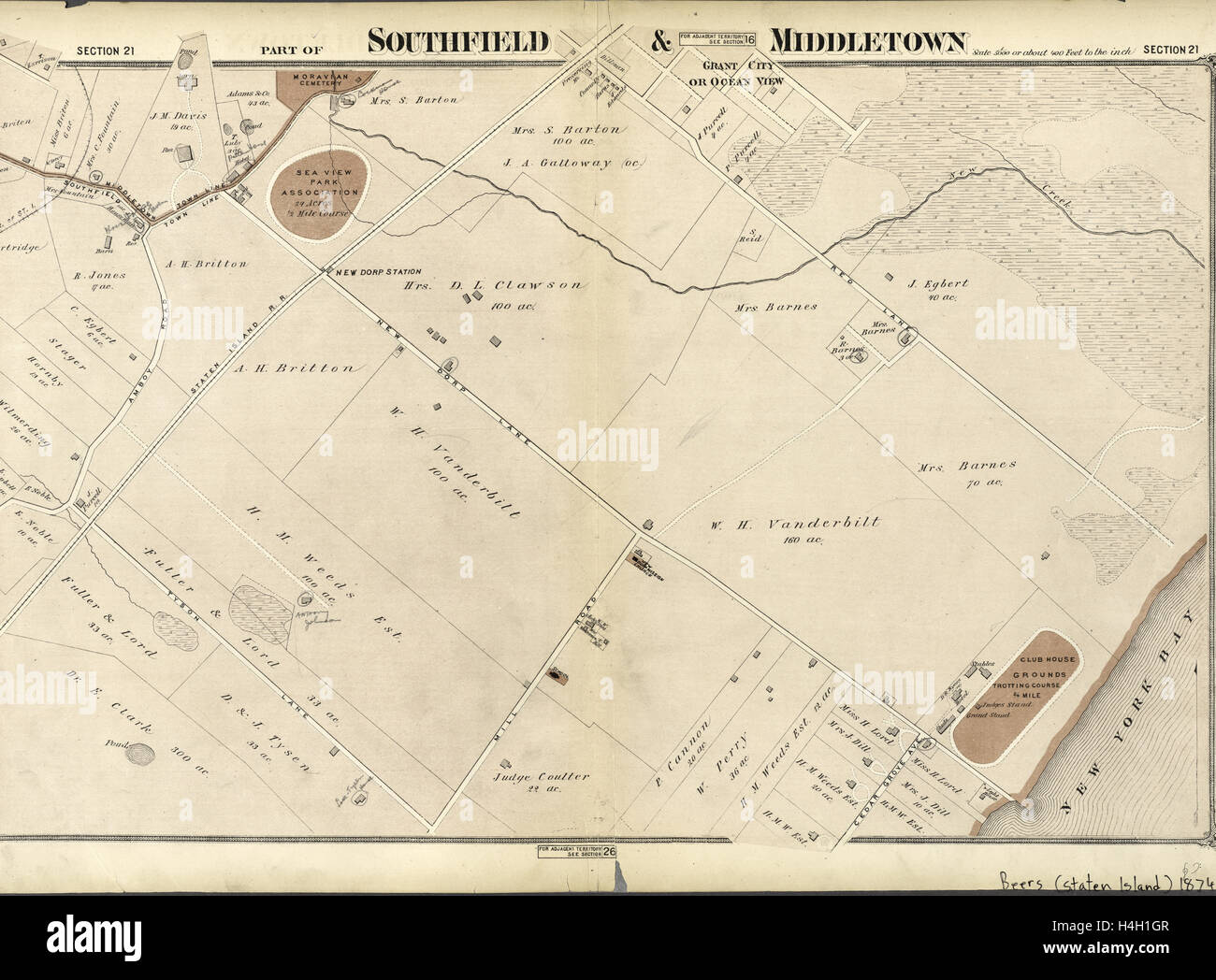 Middletown new york map hi-res stock photography and images - Alamy