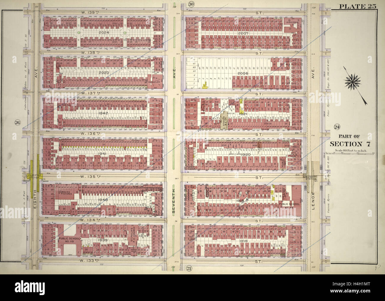Map of new lenox hi-res stock photography and images - Alamy