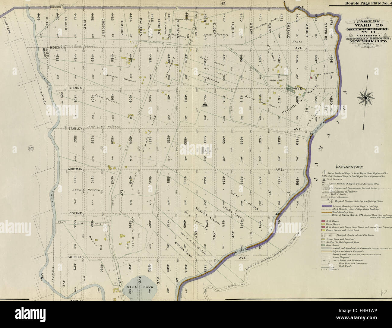 Part of Ward 26. Land Map Section, No. 14. Volume 1, Brooklyn Borough ...