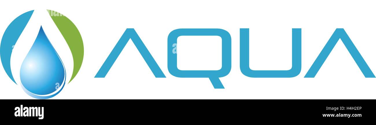 Aqua Logo concept Stock Vector Image & Art - Alamy