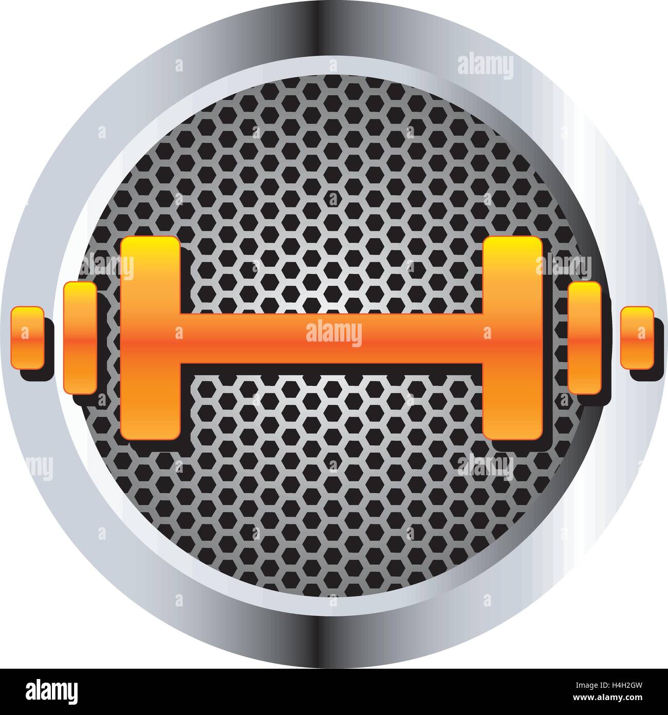 Barbell Icon Design, AI 10 Supported Stock Vector Image & Art - Alamy