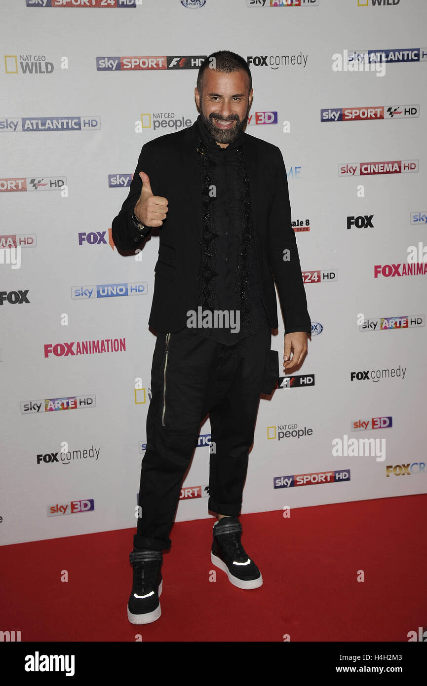 'Schedules Sky' photocall at the Arcimboldi Theatre Featuring: Luca ...
