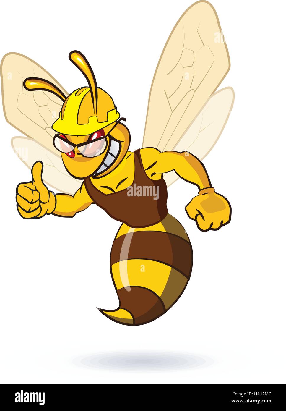 Bee Mascot Design. AI 10 Supported Stock Vector Image & Art - Alamy