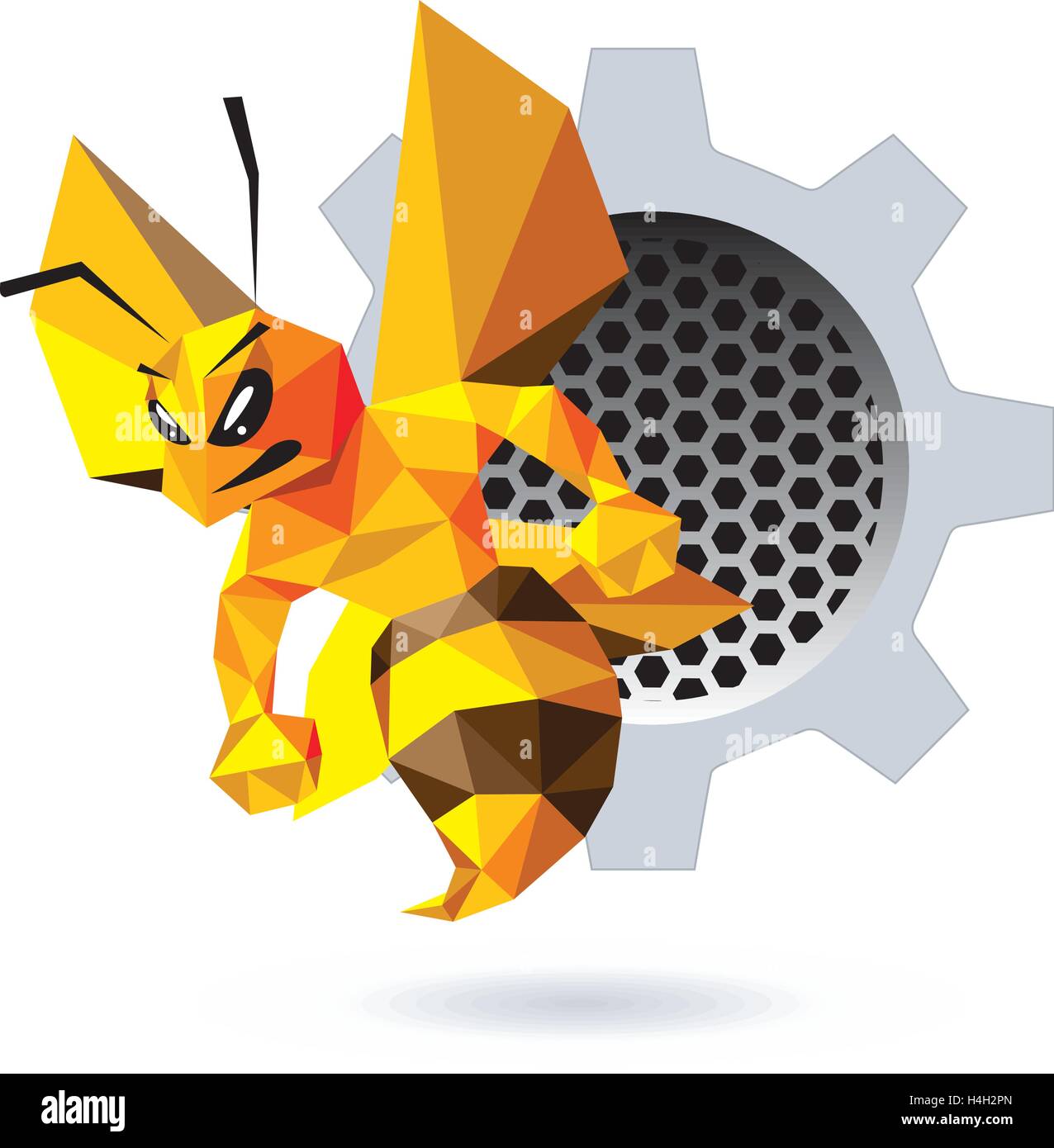 Metallic cartoon mascot character Cut Out Stock Images & Pictures - Alamy