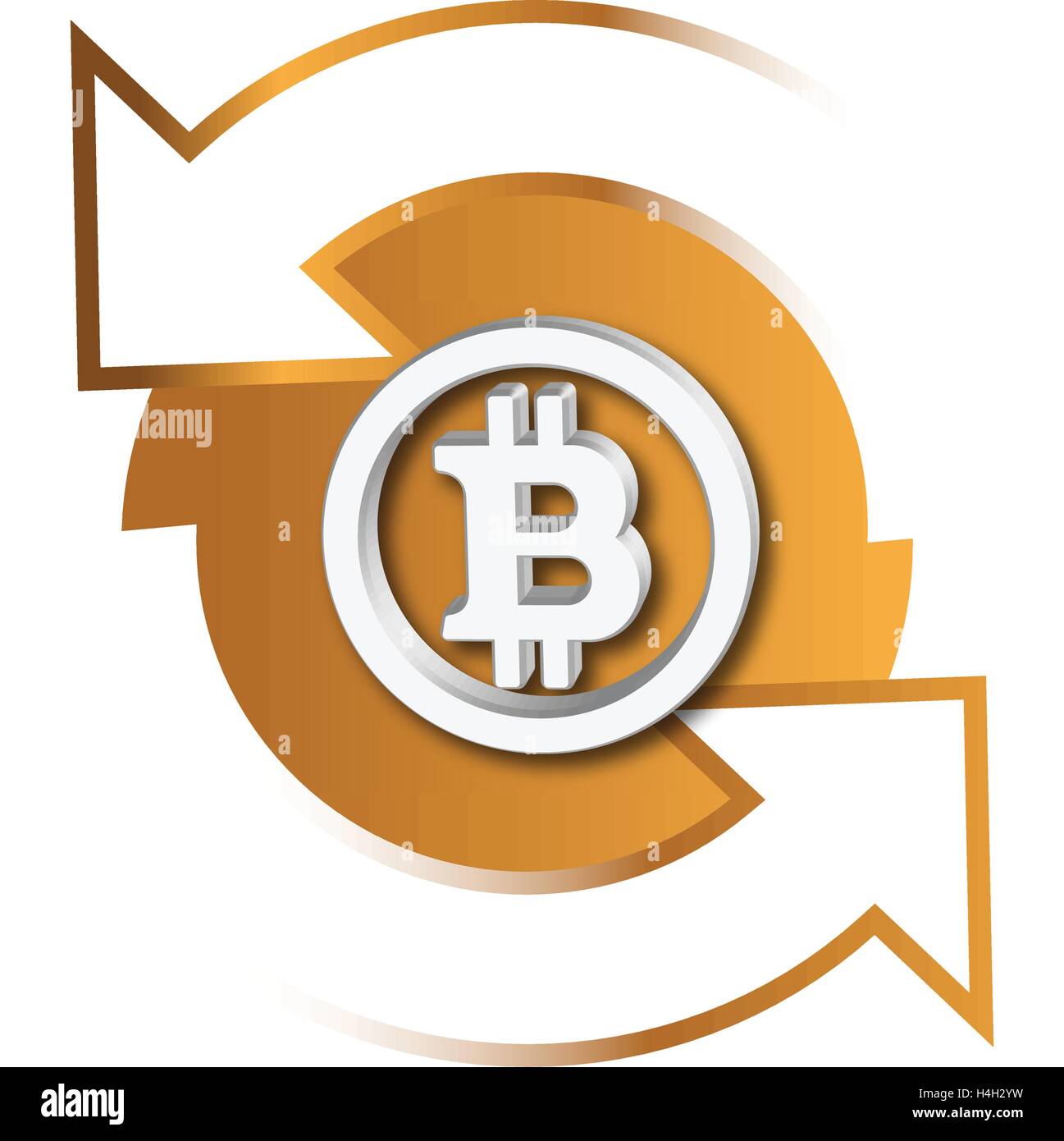 Bitcoin Exchange Icon Stock Vector Image & Art - Alamy
