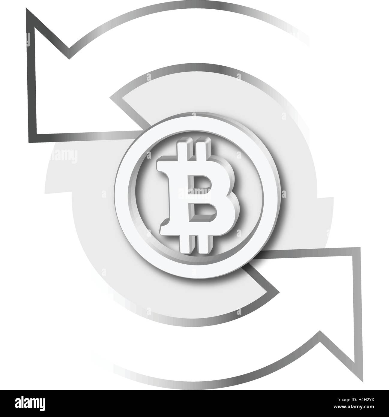 Bitcoin Exchange Icon Stock Vector Image & Art - Alamy