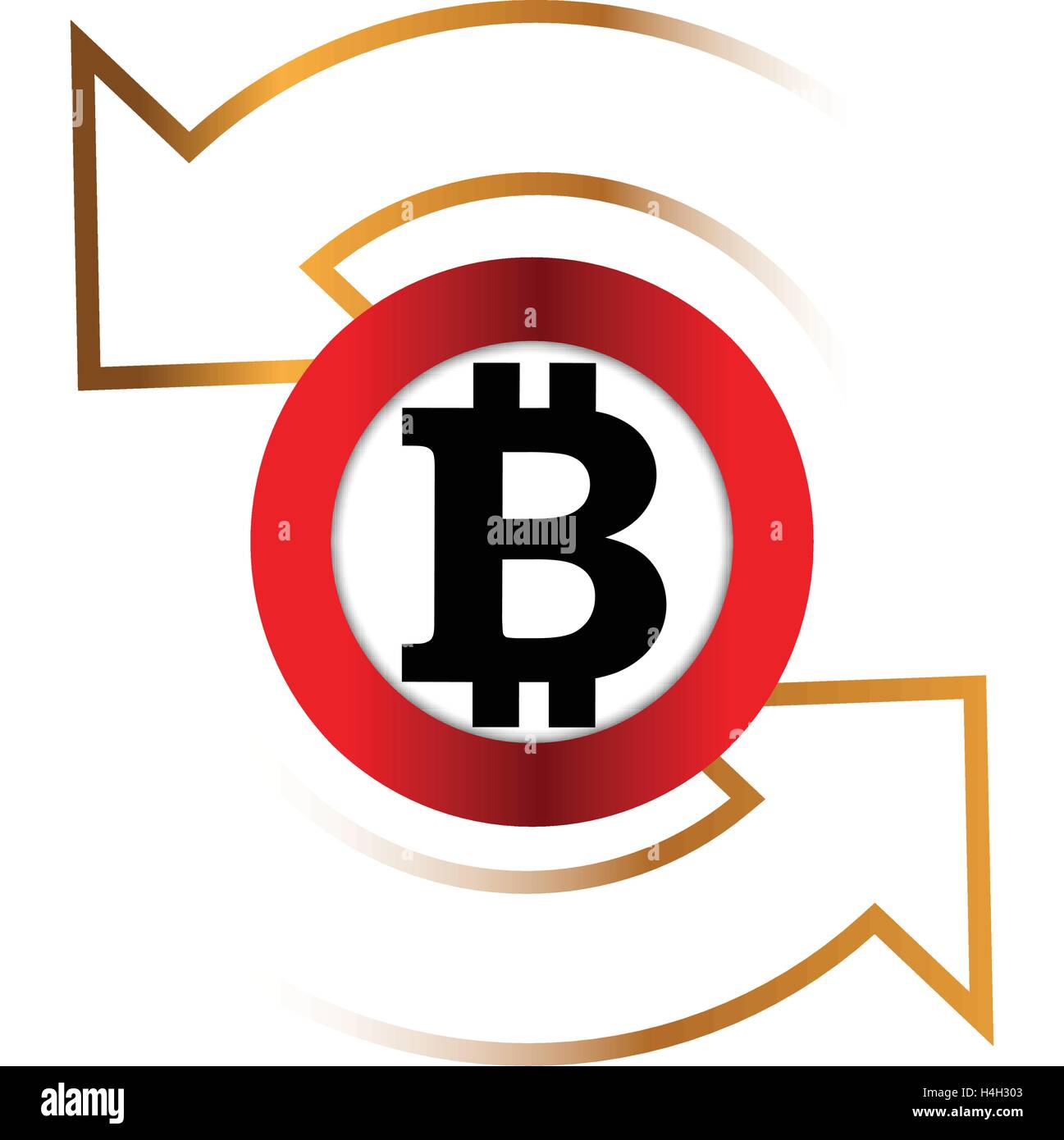 Bitcoin Exchange Icon Stock Vector Image & Art - Alamy