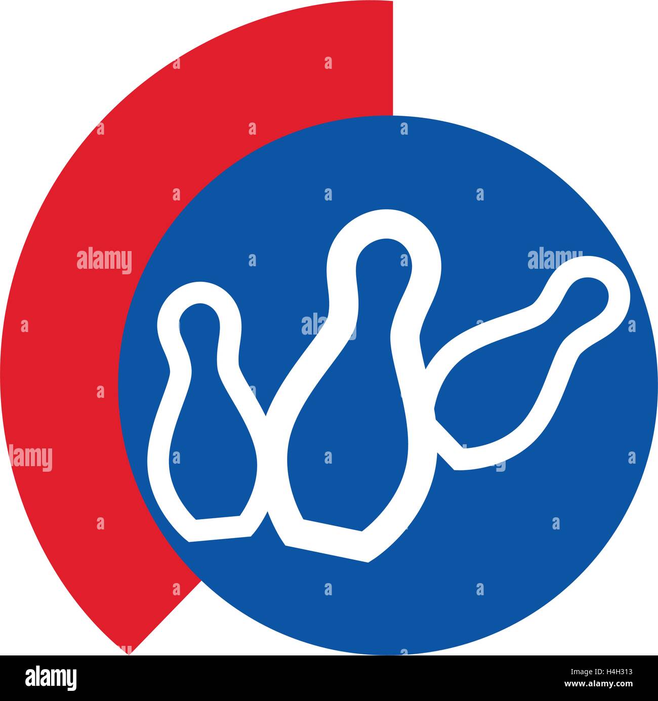 Bowling Logo Design Concept. AI 10 supported Stock Vector Image & Art ...