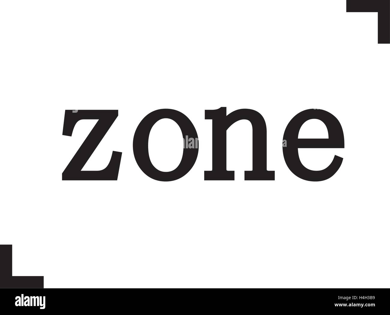 Zone Logo Concept. AI 10 supported Stock Vector Image & Art - Alamy