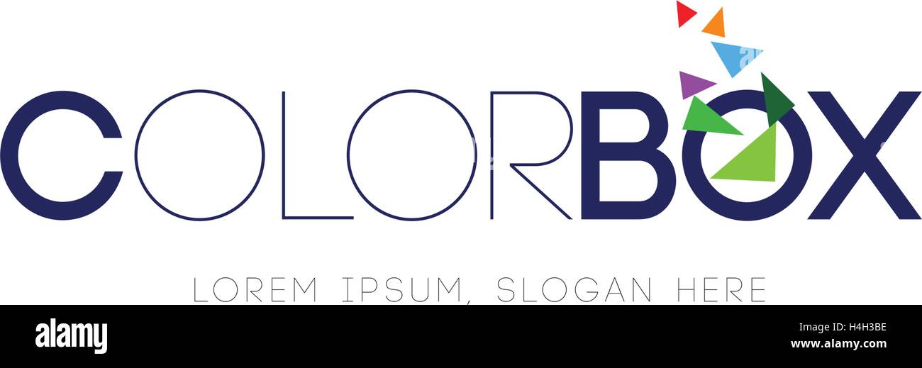 The Color Logo Concept. AI 10 Supported Stock Vector Image & Art - Alamy