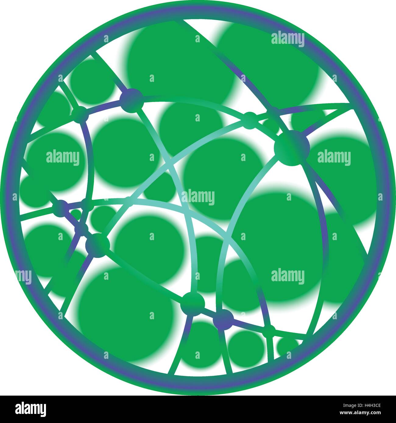 Molecular Logo Concept. AI 10 supported Stock Vector Image & Art - Alamy