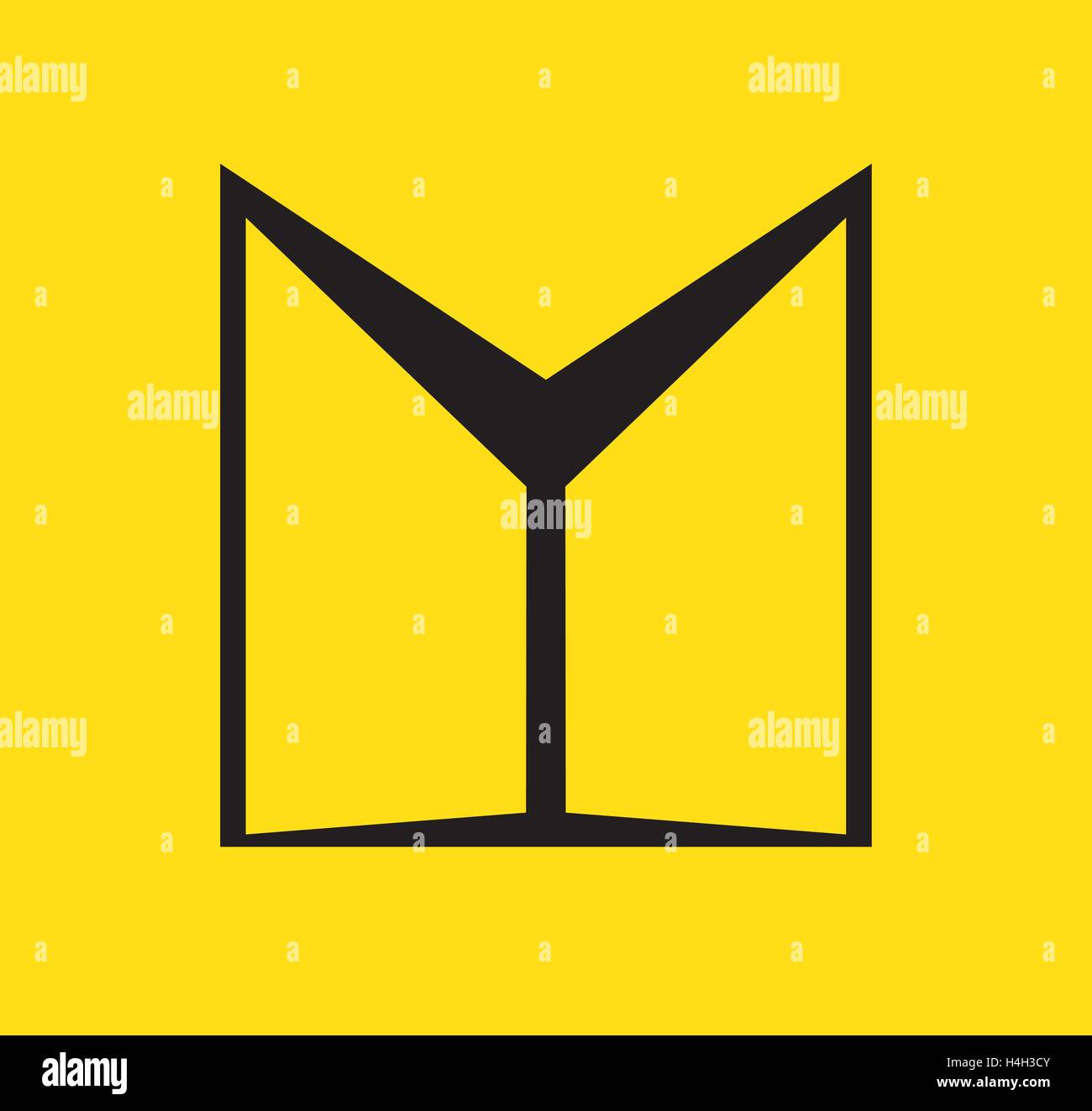 Double yellow line Stock Vector Images - Alamy