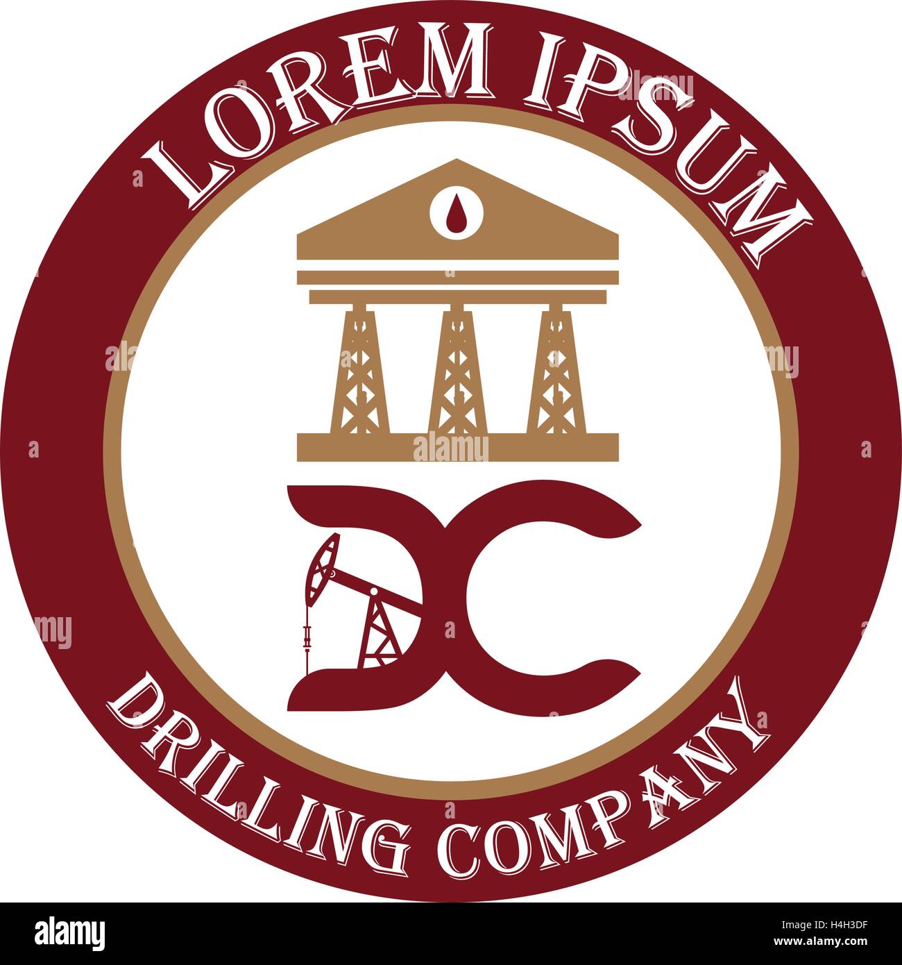Drilling company design logo concept. AI 10 supported Stock Vector ...
