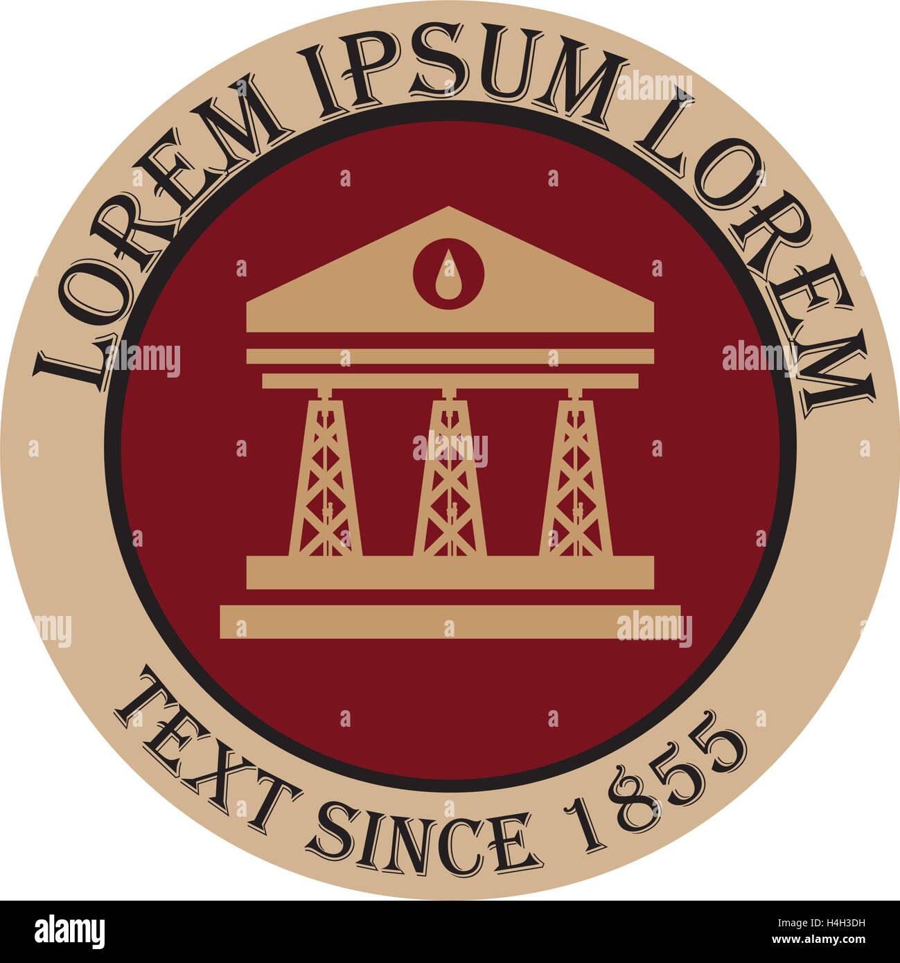 Drilling company design logo concept. AI 10 supported Stock Vector ...