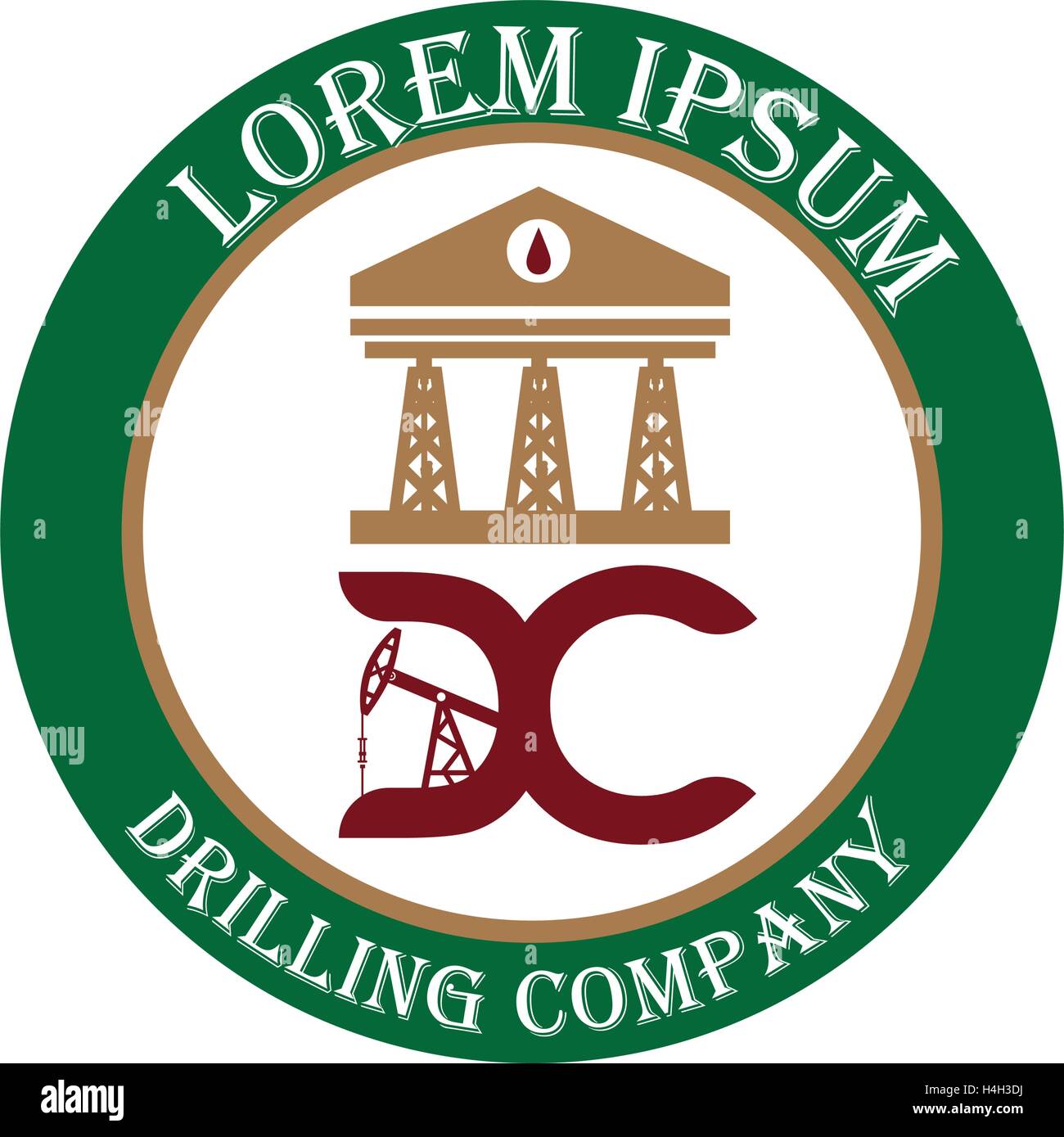 Drilling company design logo concept. AI 10 supported Stock Vector ...