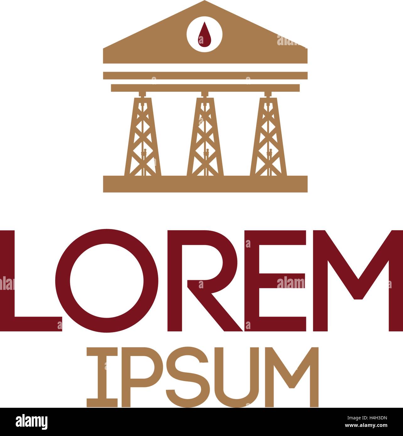 Drilling company design logo concept. AI 10 supported Stock Vector ...