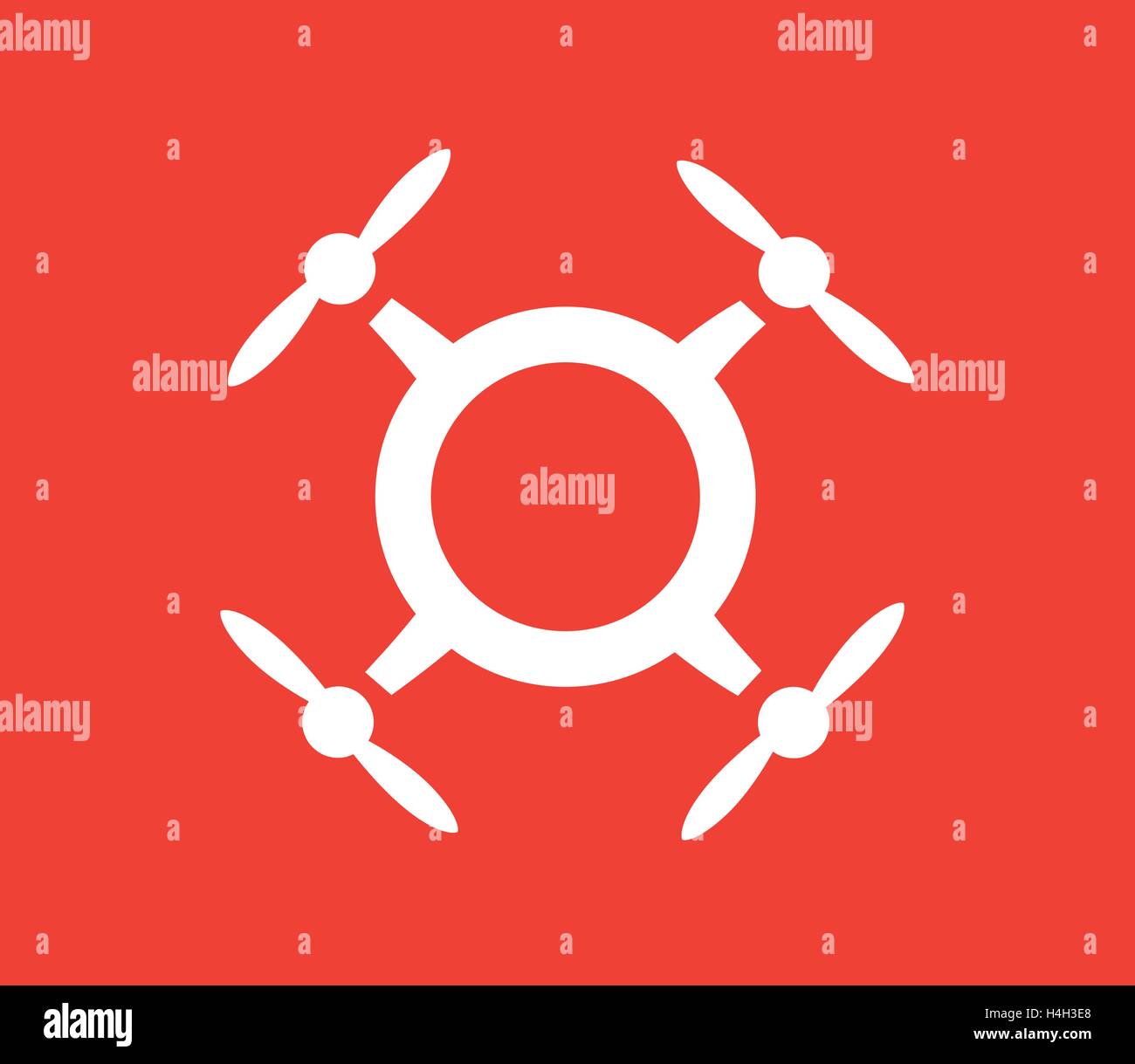 Drone Logo Concept Design. AI 10 Supported Stock Vector Image & Art - Alamy