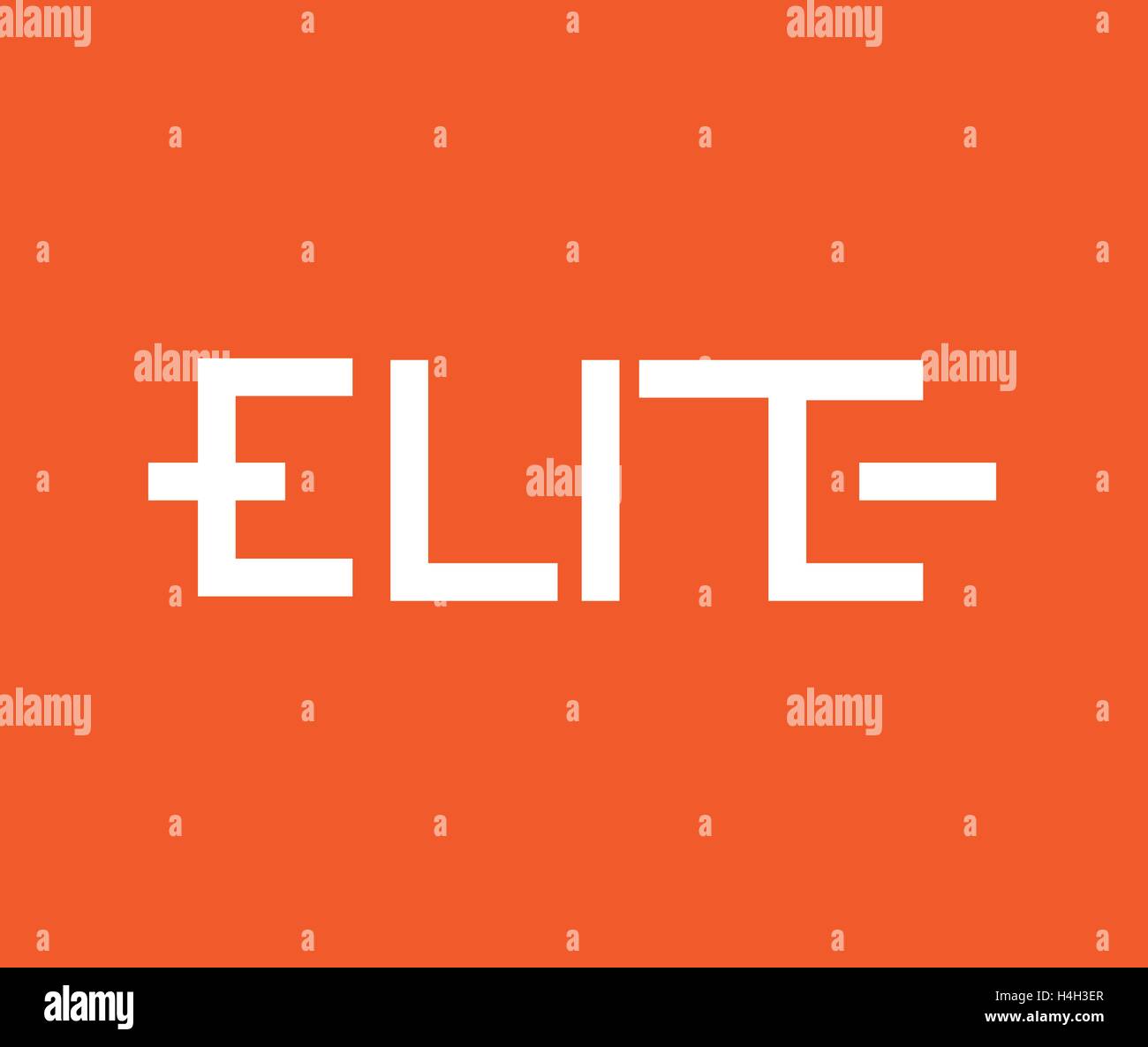 Elite Logo Concept. AI 10 Supported Stock Vector Image & Art - Alamy