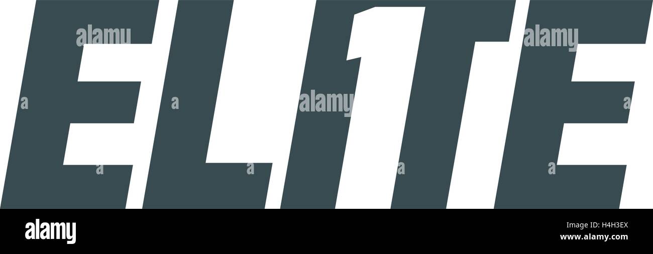 Elite Logo Concept. AI 10 Supported Stock Vector Image & Art - Alamy