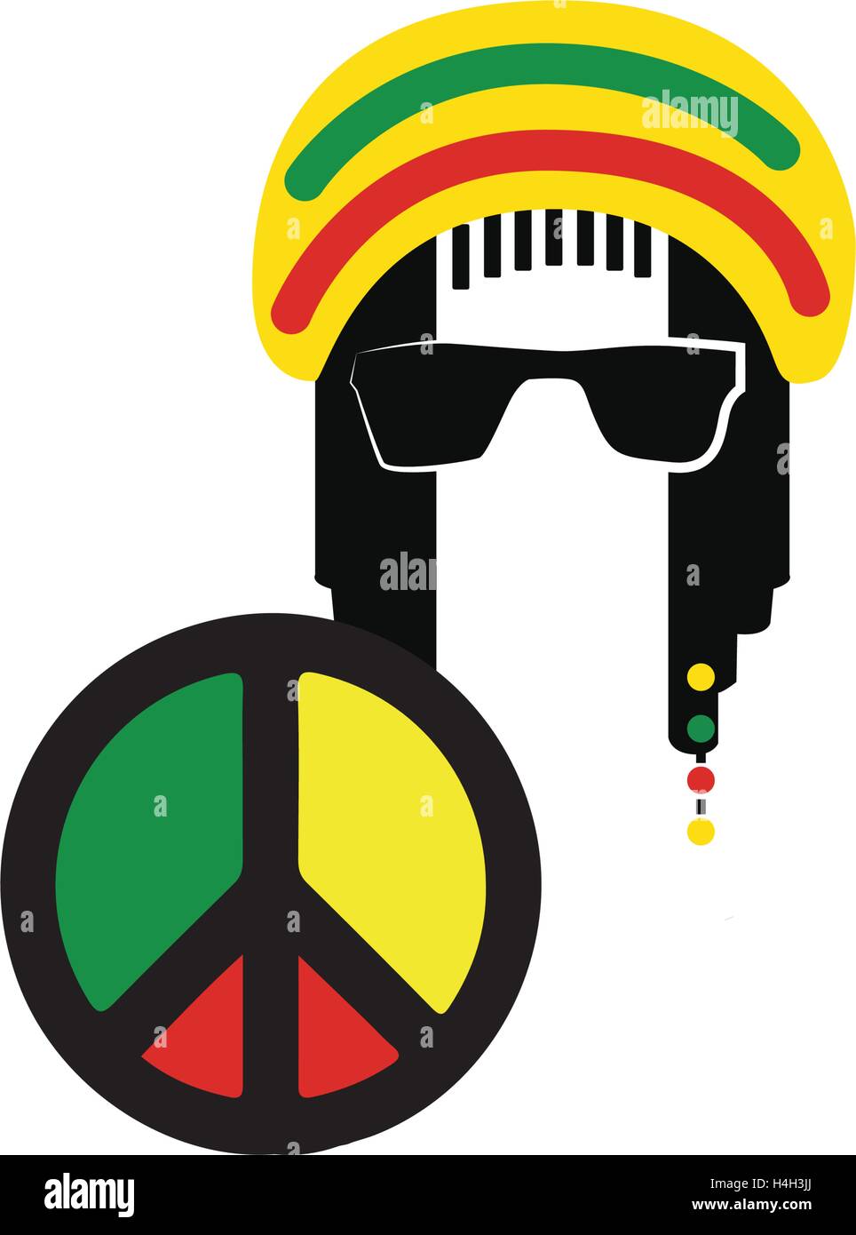 Bob marley style Stock Vector Images - Alamy