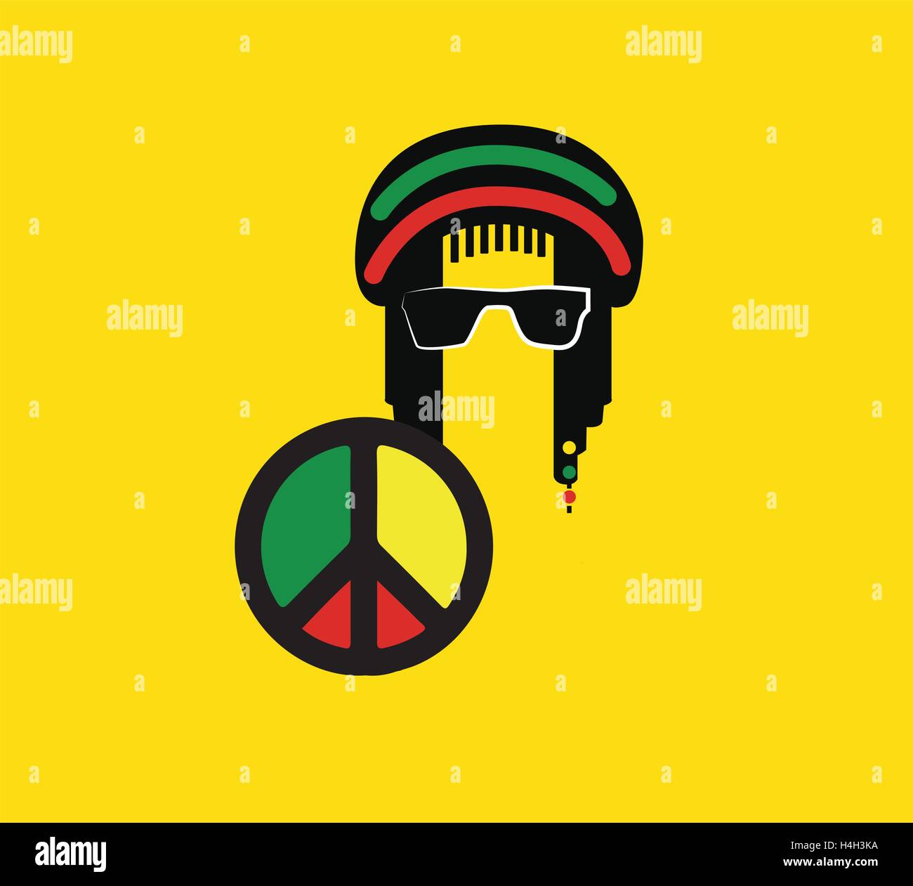 Jamaika silhouette Stock Vector Images - Alamy