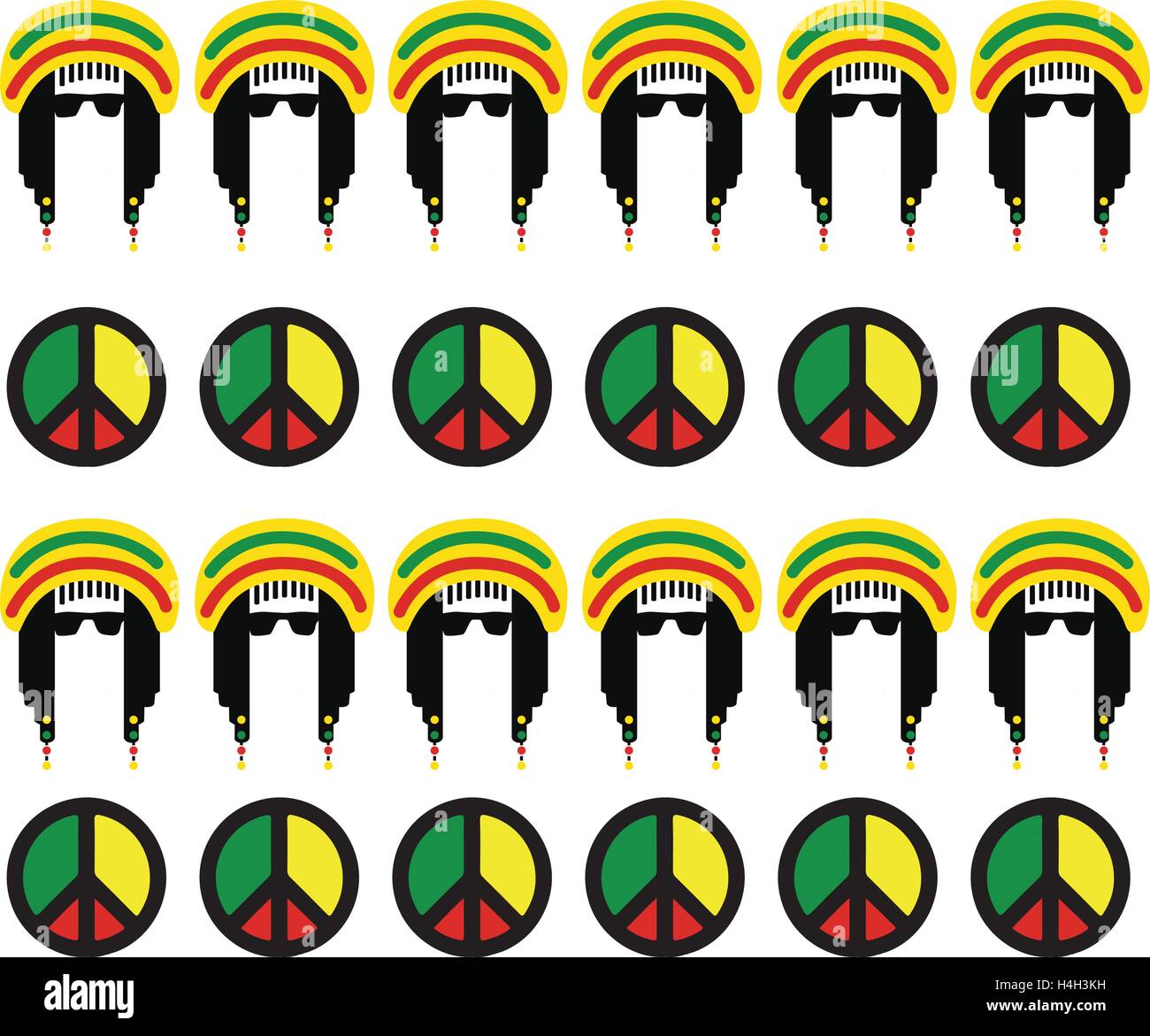 Reggae Culture Concept Design. AI 10 Supported Stock Vector Image & Art ...