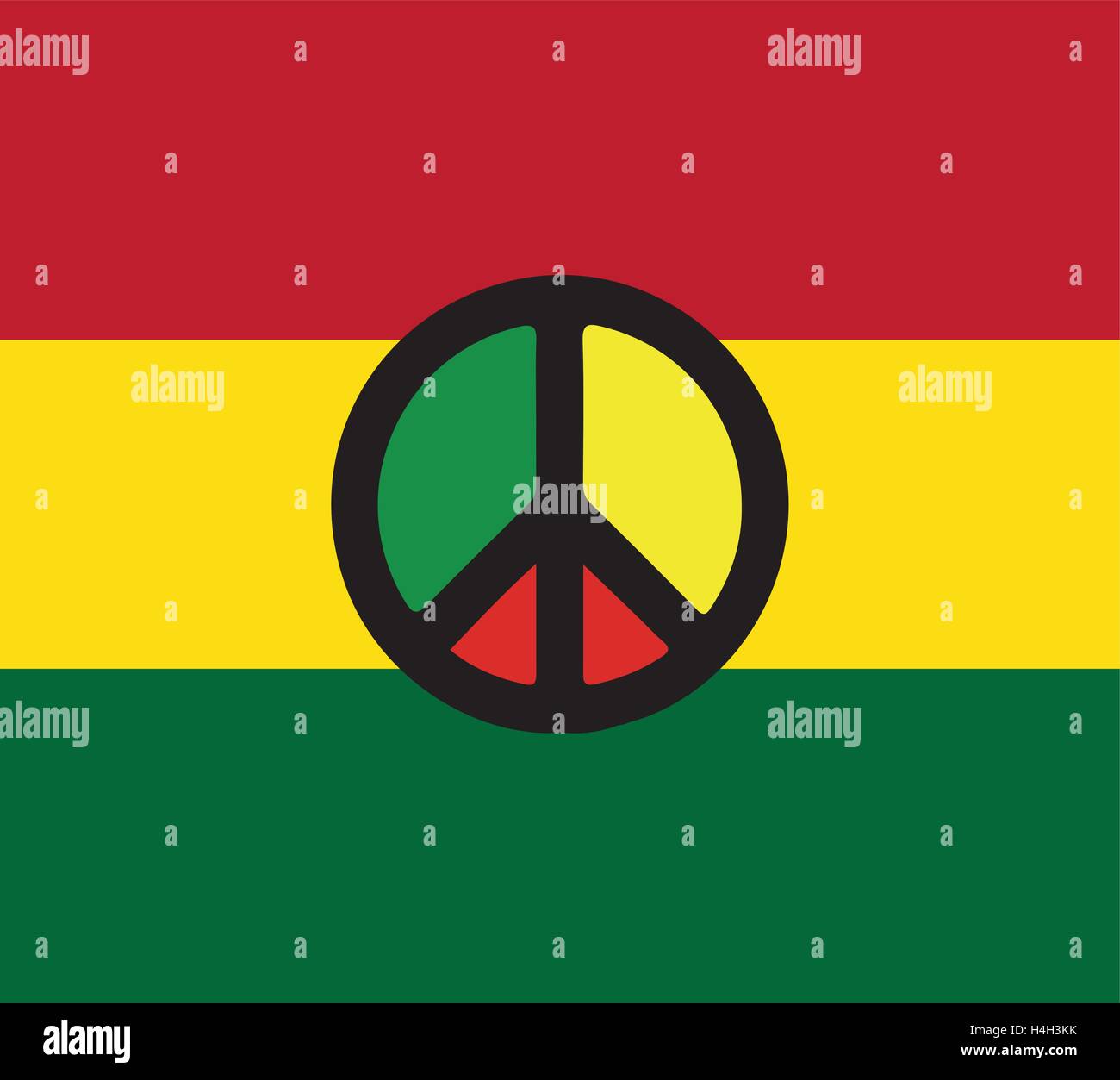 Reggae Culture Concept Design. AI 10 Supported Stock Vector Image & Art ...