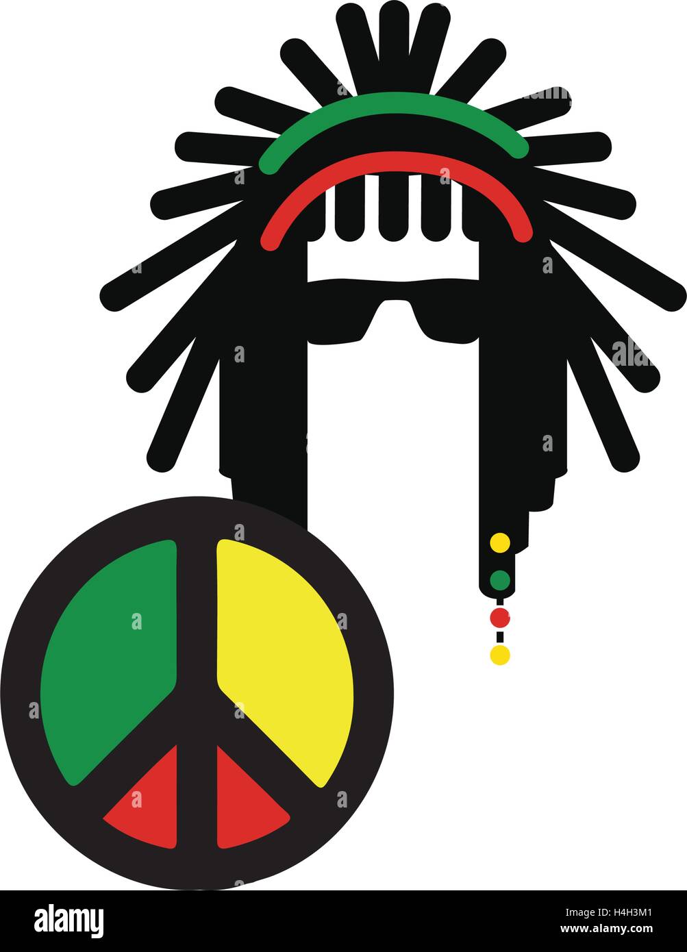 Jamaika silhouette Stock Vector Images - Alamy