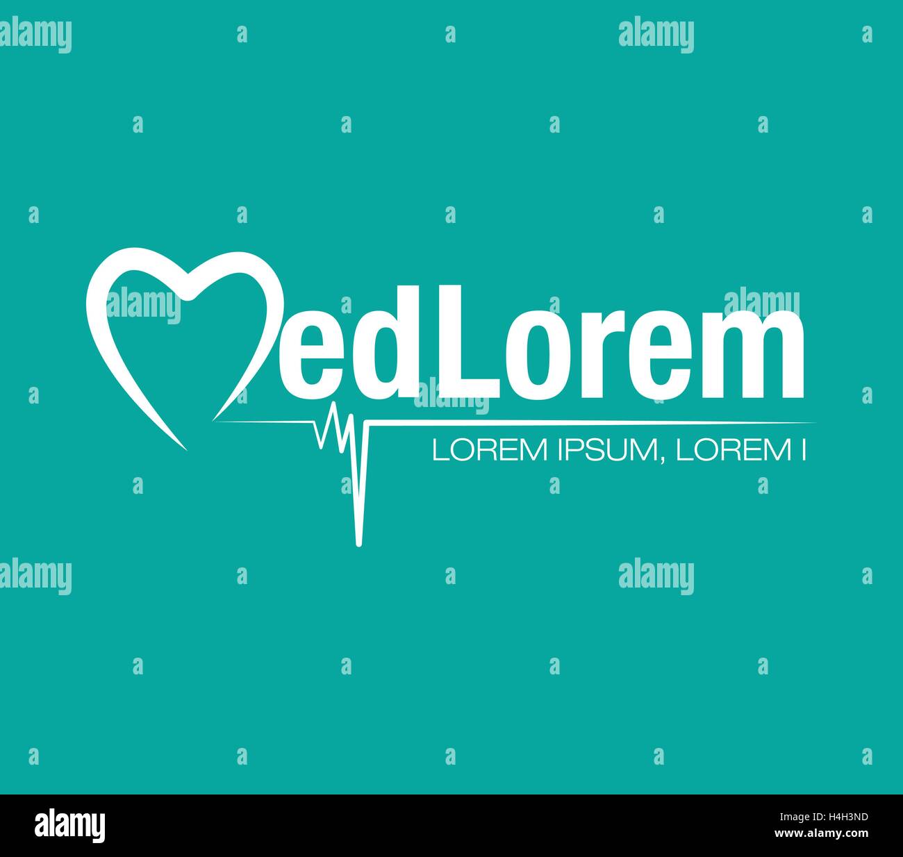 Medical Logo Concept. AI 10 supported Stock Vector Image & Art - Alamy