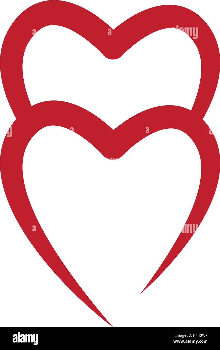 Heart Shape Concept Design. AI 10 Supported Stock Vector Image & Art ...