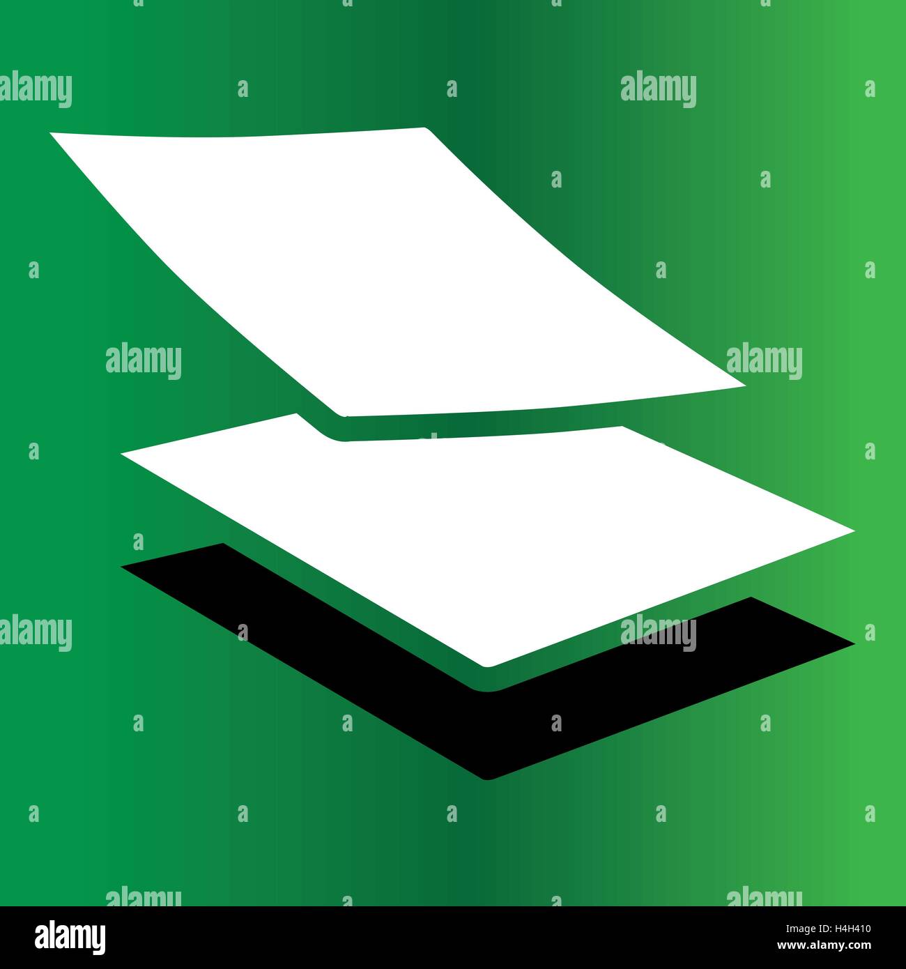 A4 paper stack Stock Vector Images - Alamy