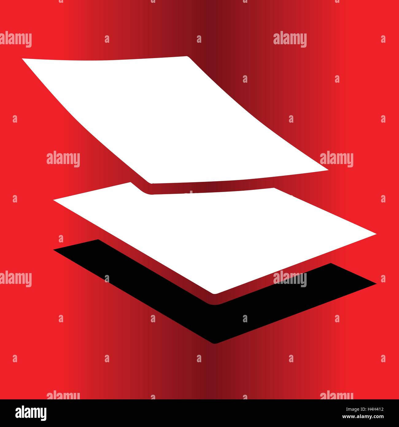 Concept paper recycling used Stock Vector Images - Alamy
